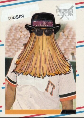 50 Hilariously Vandalized Classic Baseball Cards From "Baseball Card ...