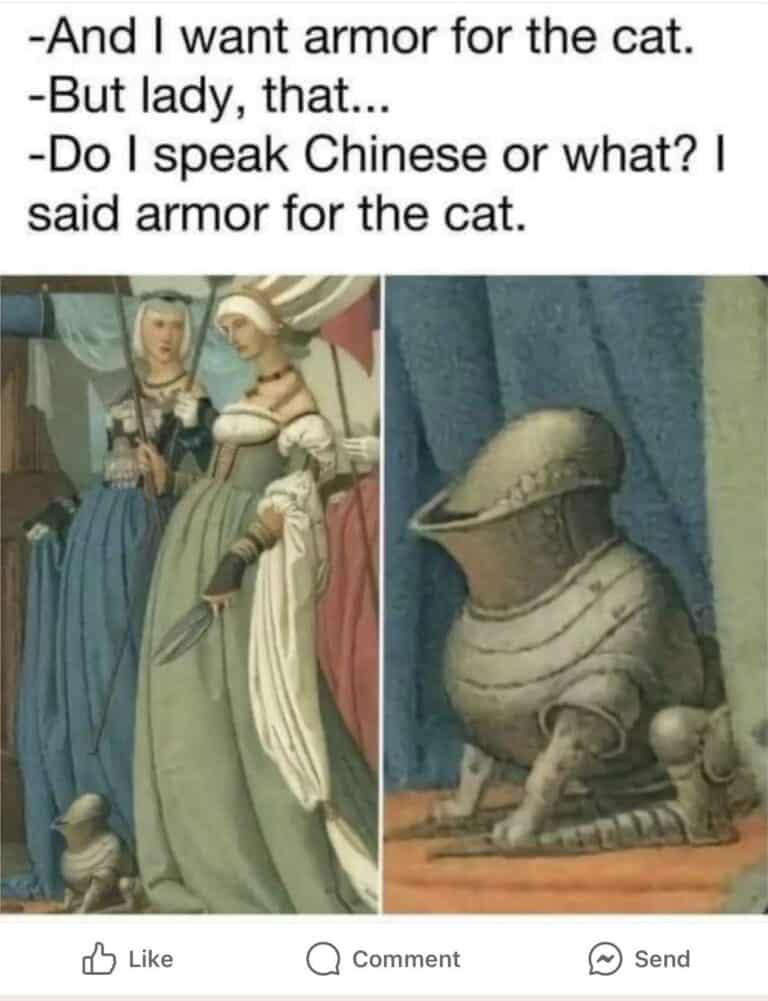 45 Funniest 'Medieval Cats' From Classical Artist Who Clearly Had Never ...