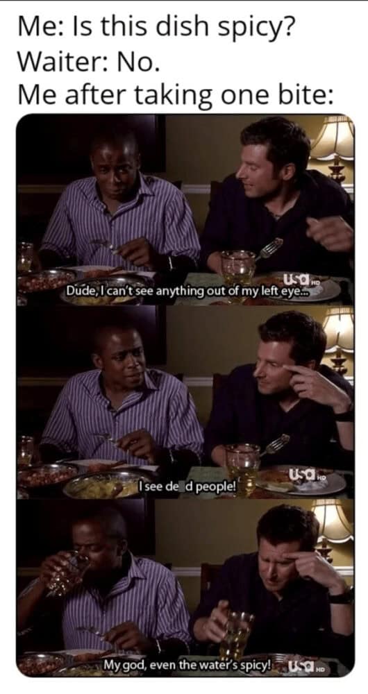 35 Funny Spicy Food Memes For People Who Love Heat (And Regret It Later)