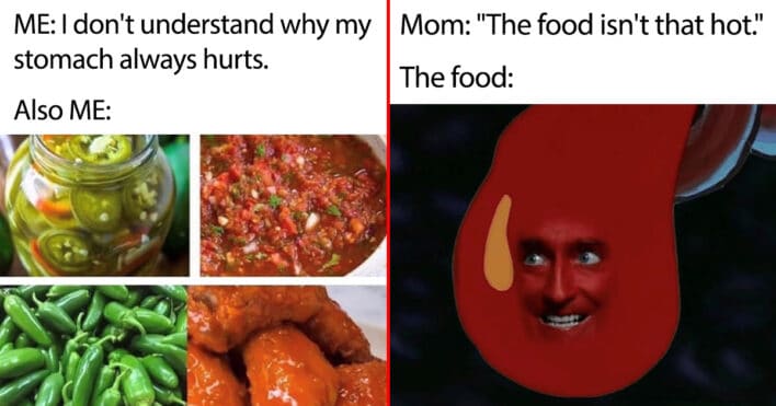 35 Funny Spicy Food Memes For People Who Love Heat (And Regret It Later)