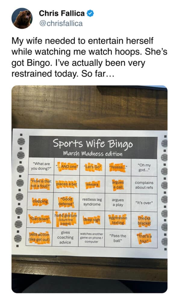 30 Funny Sports Tweets That Were A Slam Dunk This Week (March 28, 2025)