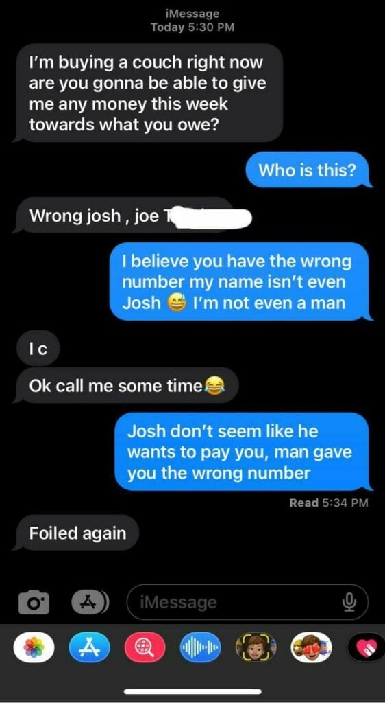 40 Hilarious And Surprising Wrong Number Texts Recipients Shared Online