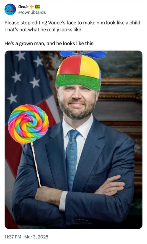 "Get In We're Making Cursed Vances" — 43 Funniest JD Vance Photoshop ...