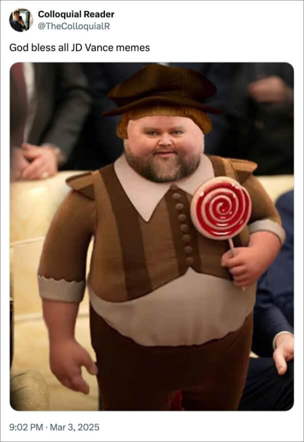 "Get In We're Making Cursed Vances" — 43 Funniest JD Vance Photoshop ...