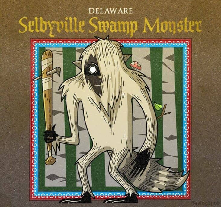 "American Cryptids" — The Most Well Known Mythical Creatures From Every US State