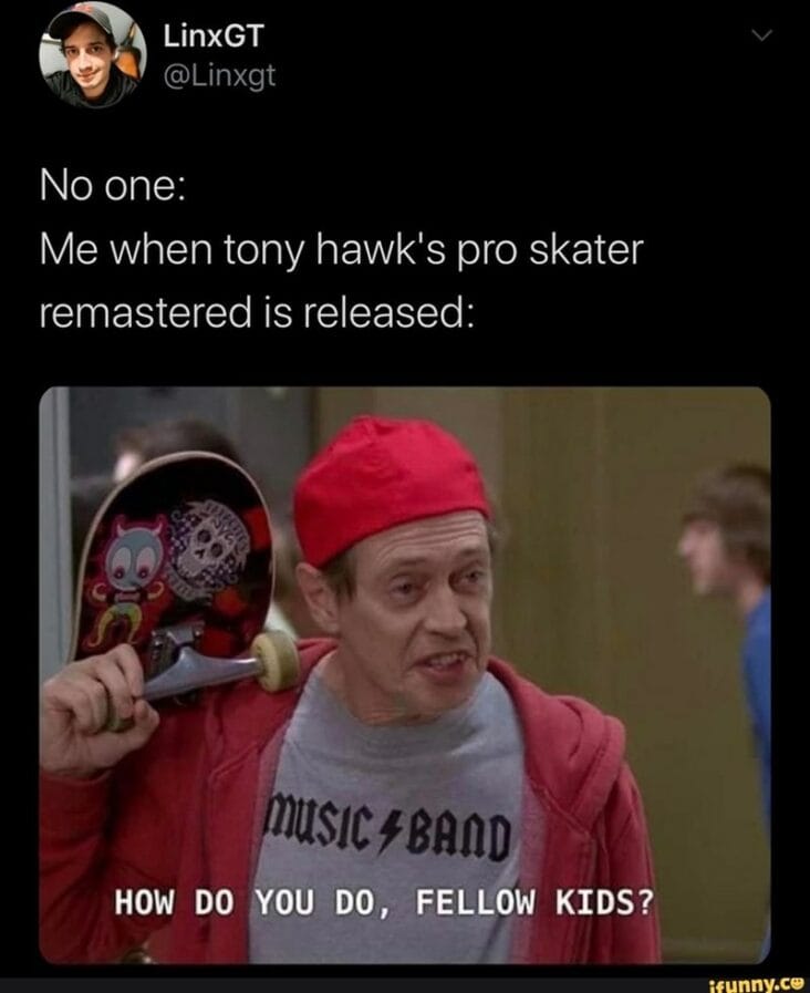 20+ Nostalgic Memes And Reactions To The Tony Hawk Pro Skater ...