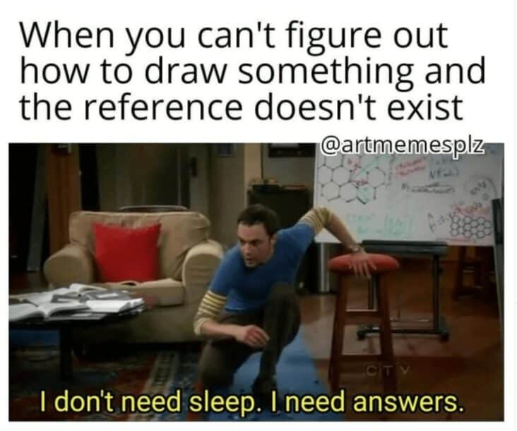 30 Funny And Relatable Drawing Memes That Really Illustrate The Struggle