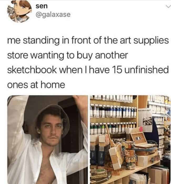 30 Funny And Relatable Drawing Memes That Really Illustrate The Struggle