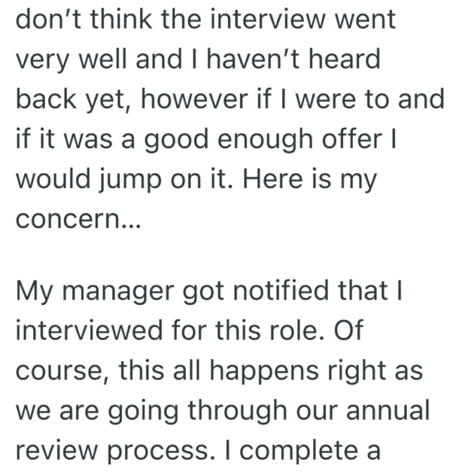 Manager Discovers Employee Applied For Another Job Right Before Review ...