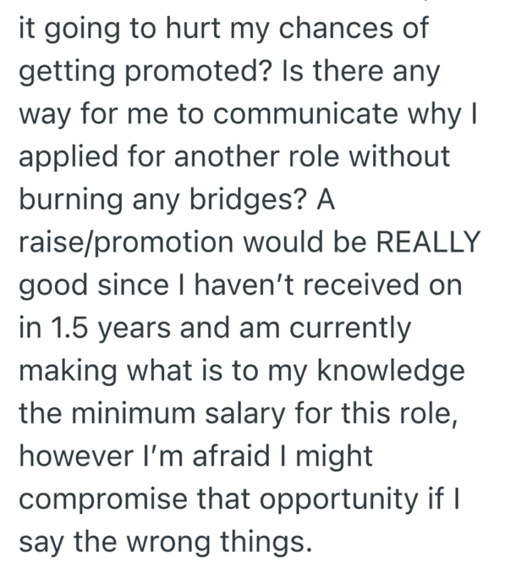 Manager Discovers Employee Applied For Another Job Right Before Review ...