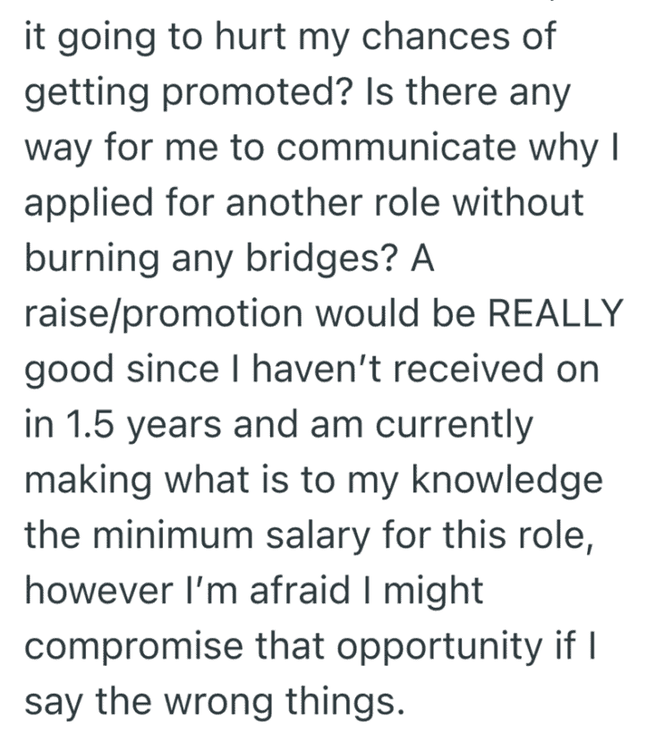 Manager Discovers Employee Applied For Another Job Right Before Review ...