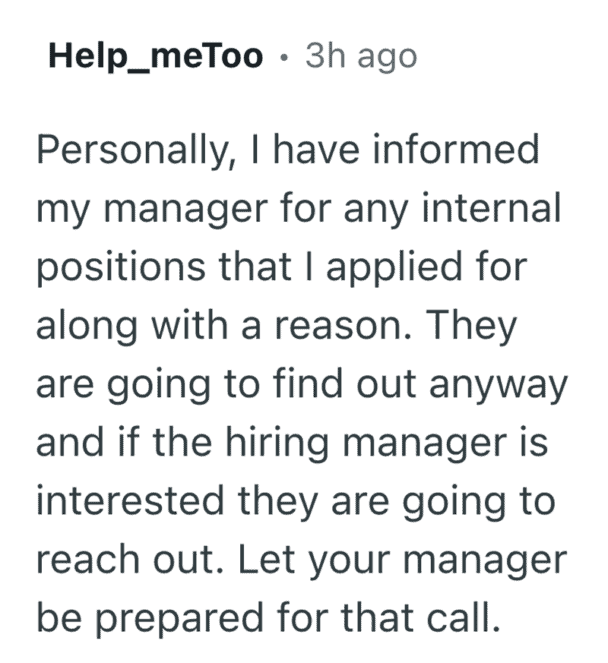 Manager Discovers Employee Applied For Another Job Right Before Review ...