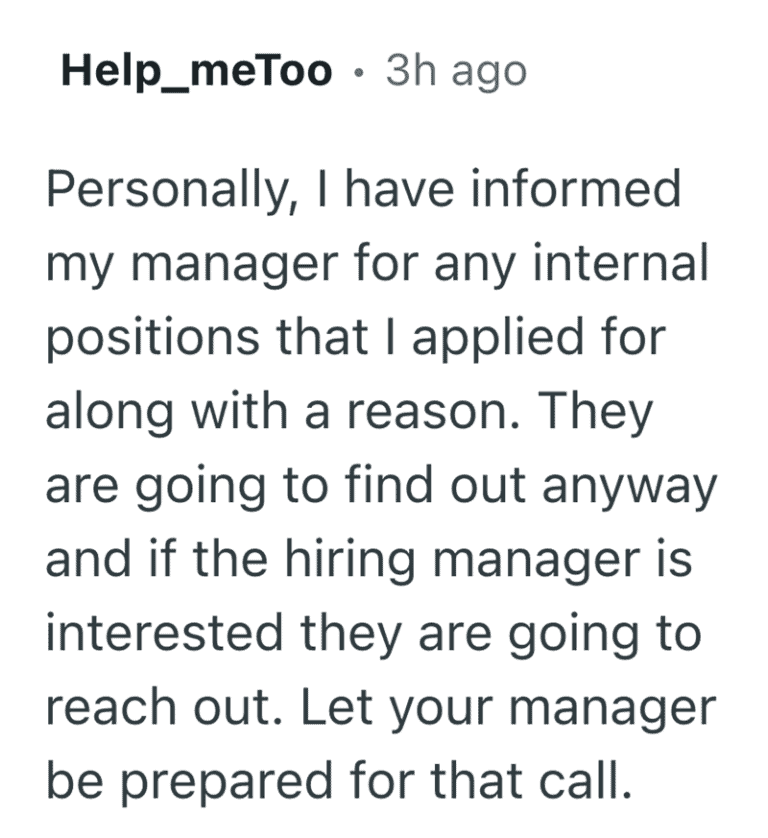 Manager Discovers Employee Applied For Another Job Right Before Review ...