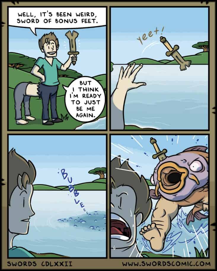45 Funny Comics About D&D and Magic Swords From Artist Matthew J Wills