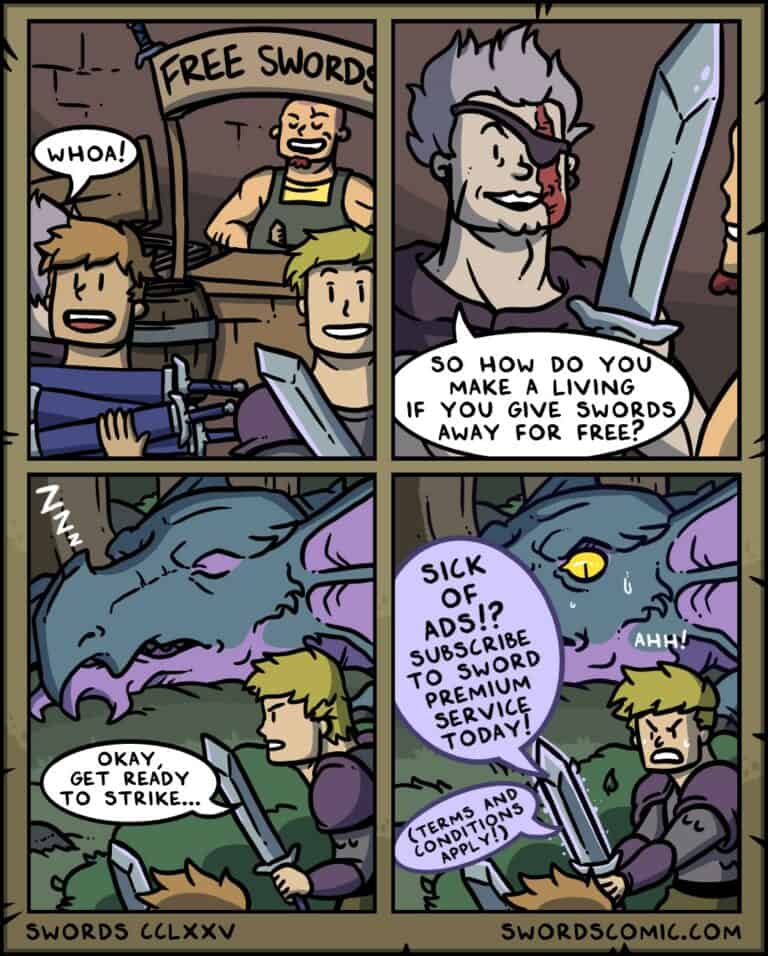 45 Funny Comics About D&D and Magic Swords From Artist Matthew J Wills