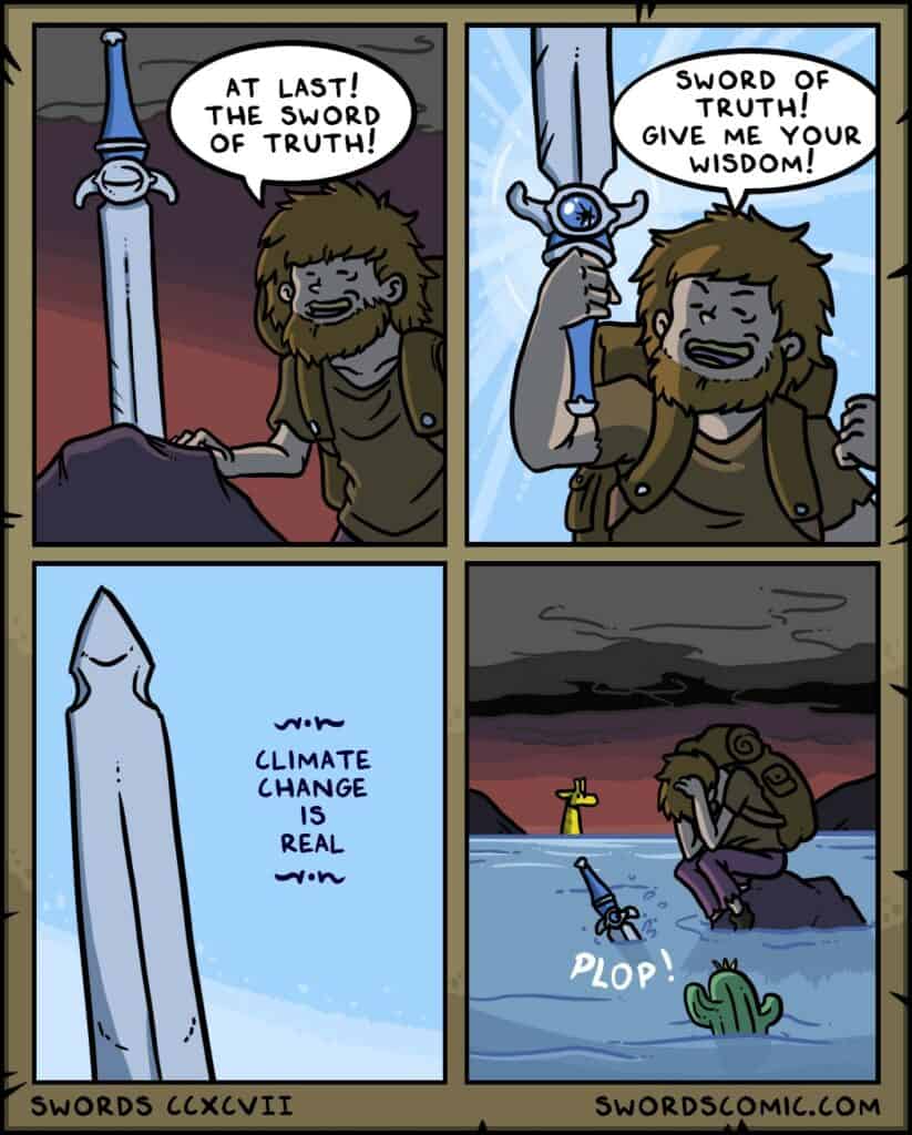 45 Funny Comics About D&D and Magic Swords From Artist Matthew J Wills