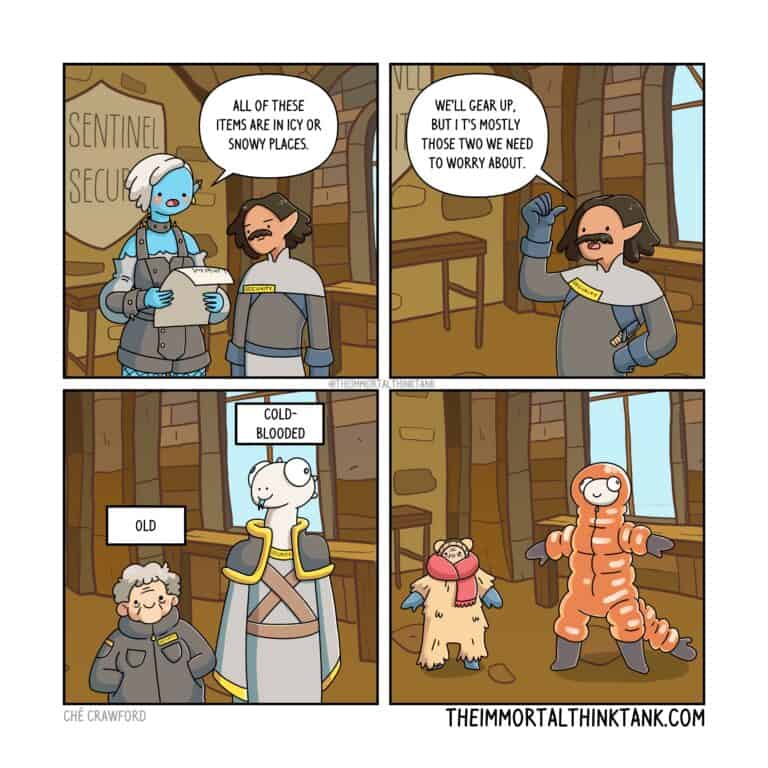43 Hilarious Dungeons And Dragons Comics From 'The Immortal Think Tank'