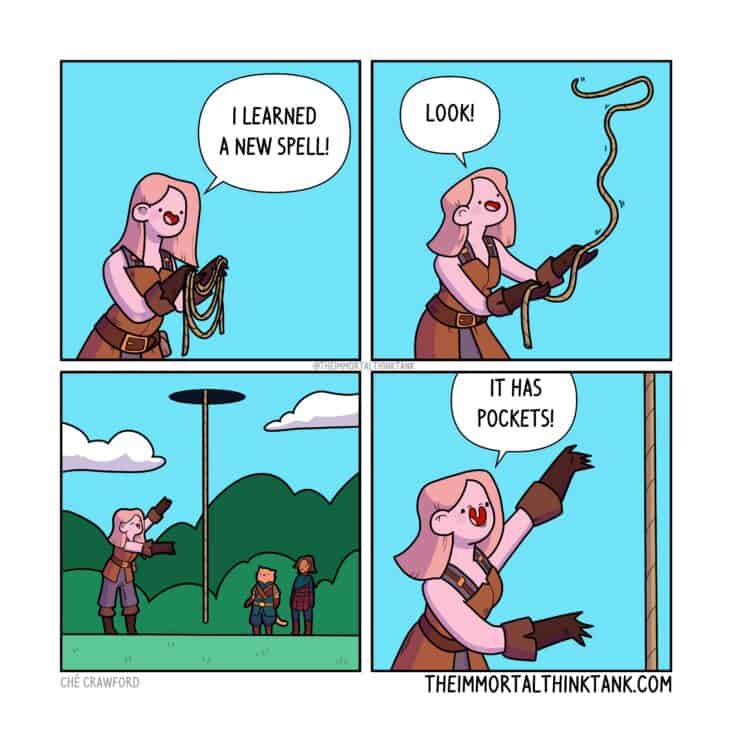 43 Hilarious Dungeons And Dragons Comics From 'The Immortal Think Tank'