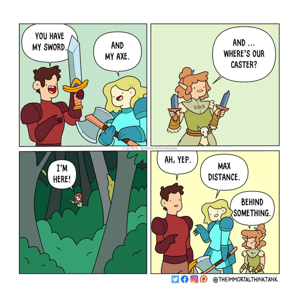43 Hilarious Dungeons And Dragons Comics From 'The Immortal Think Tank'