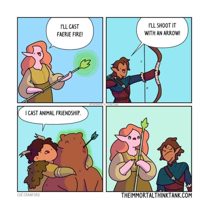 43 Hilarious Dungeons And Dragons Comics From 'The Immortal Think Tank'