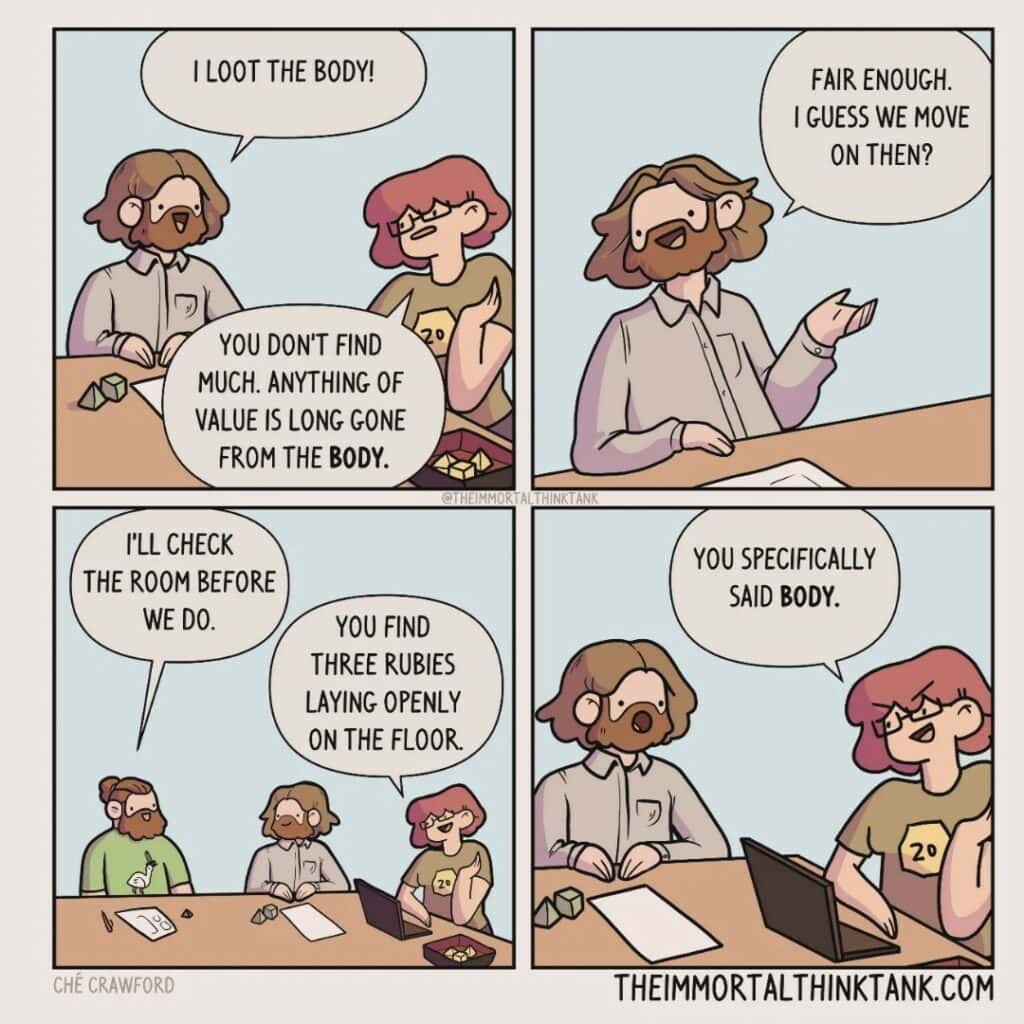 43 Hilarious Dungeons And Dragons Comics From 'The Immortal Think Tank'