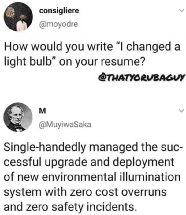 45 Funniest Resumé Memes For Job Hunters Putting Their Life On One Page