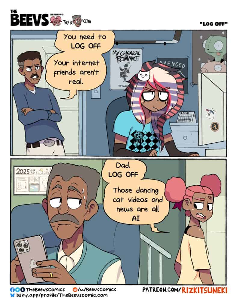 35 Hilarious Tech Nerd Cartoons Mocking Today's World From The Beevs Comics