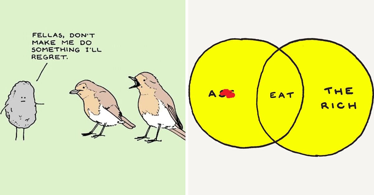 40 Funny And Profound Single-Panel Comics From Wholesome Artist Henry ...