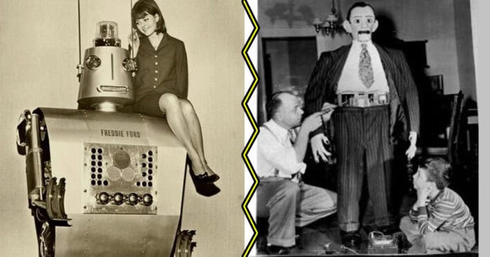 42 Old School Robots From Before AI Beep-Booping In That Retro Way