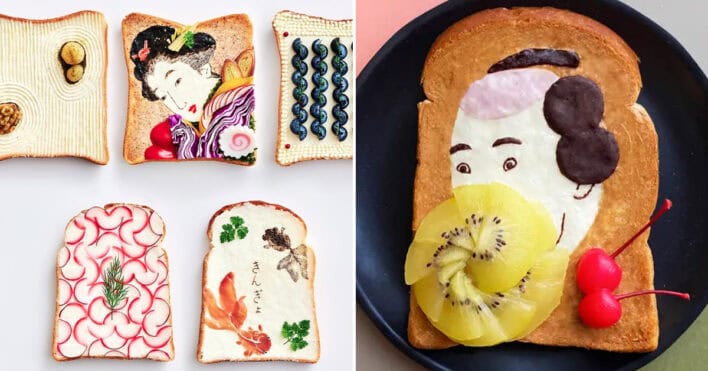 62 Stunning Slices Of Toast Art So Beautiful You’ll Feel Bad Eating Them