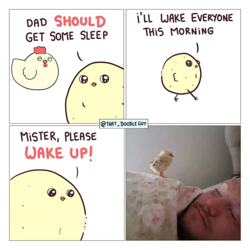 45 Wholesome Comics Inspired By Real Animal Pictures From 'That Doodle Guy'