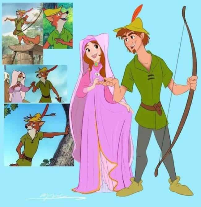 35 Iconic Disney Animals Recreated As Humans By Illustrator Alexander Pick