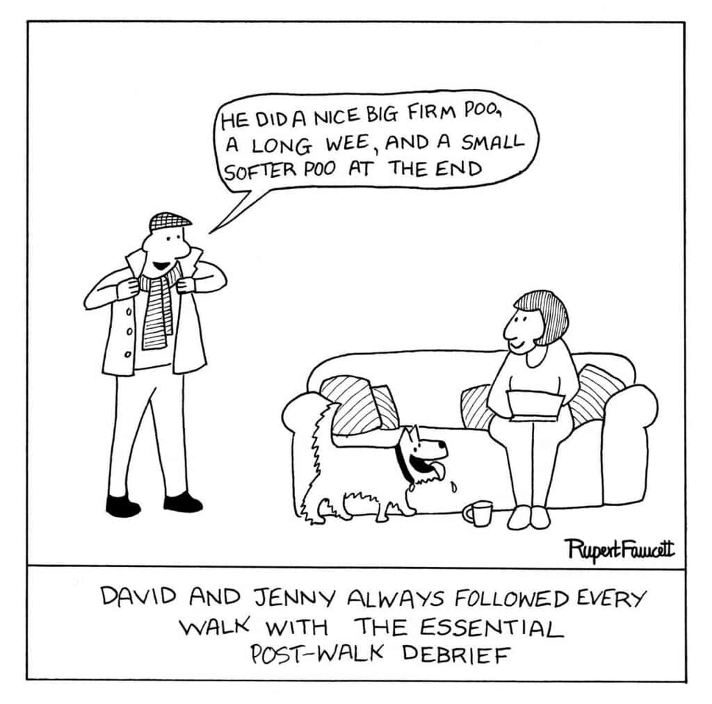 35 Funny Comics For Dog Lovers From Cartoonist Rupert Fawcett