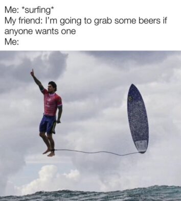 33 Funny Surfing Memes That Totally Shredded Our Last Brain Cell