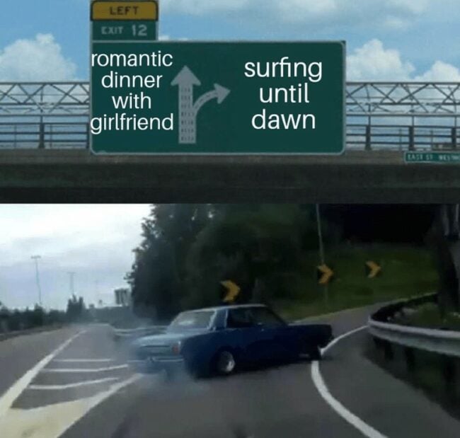 33 Funny Surfing Memes That Totally Shredded Our Last Brain Cell