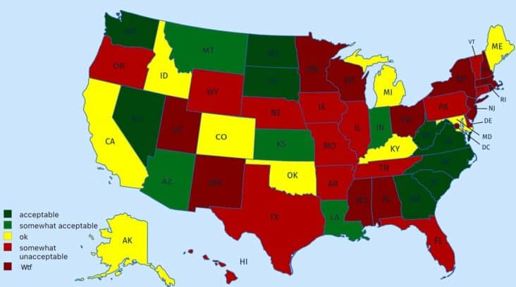 30 Hilariously Terrible Maps Adding A Pinch Of Humor To Cartography ...