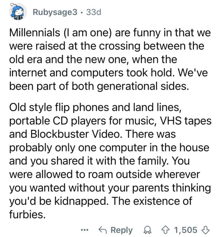 30+ Millennials Share Things We Got To Experience That Other ...