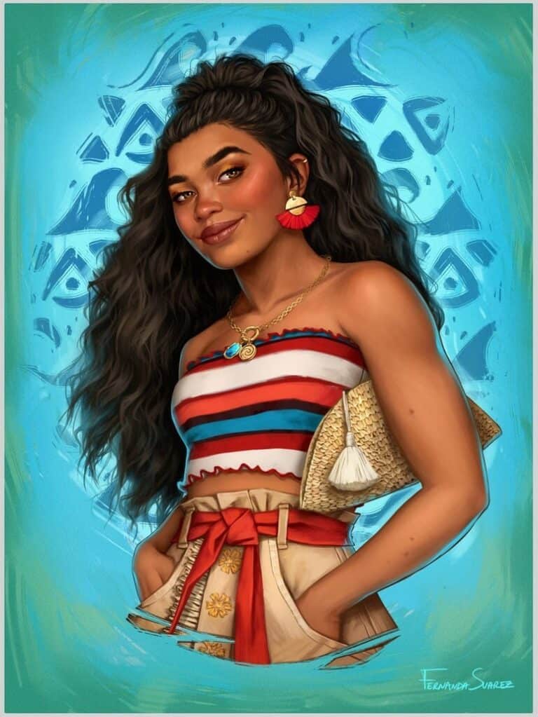 19 Disney Princesses Reimagined For Gen Z by Artist Fernanda Suarez