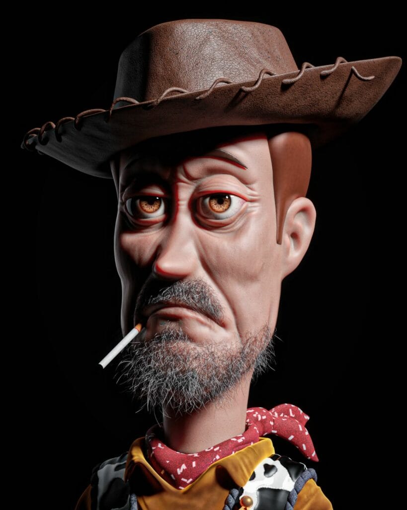Artist Creates Terrifying Versions Of Popular Cartoon Characters To ...