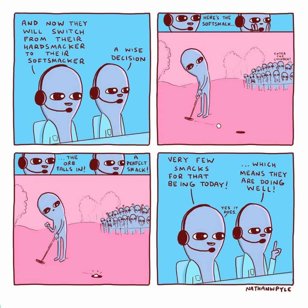 35 Funny Comics About Aliens Learning To Be Human From 'Strange Planet'