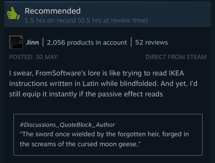 25 Hilariously Weird Steam Reviews From Gamers Who’ve Gone Too Deep