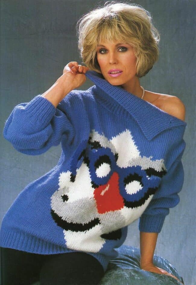 30 Throwback 80s Sweaters Are Loud, Proud, And Completely Unhinged