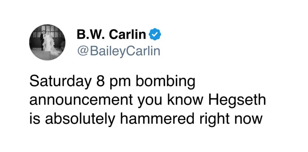 35 Funniest Tweets About WWIII With Iran (So Far)