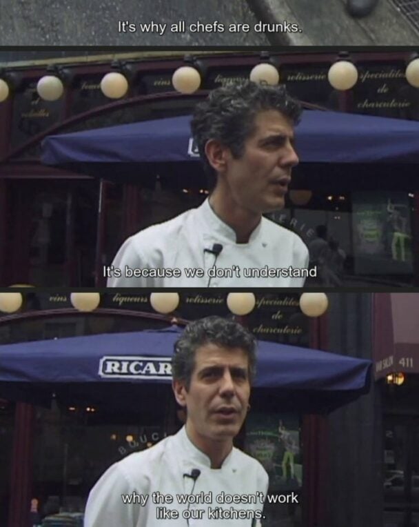 30 Anthony Bourdain Memes And Quotes For Fans Of The Wise, Undisputed ...