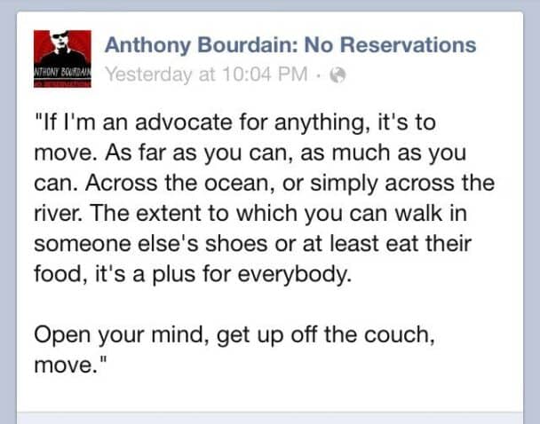 30 Anthony Bourdain Memes And Quotes For Fans Of The Wise, Undisputed ...