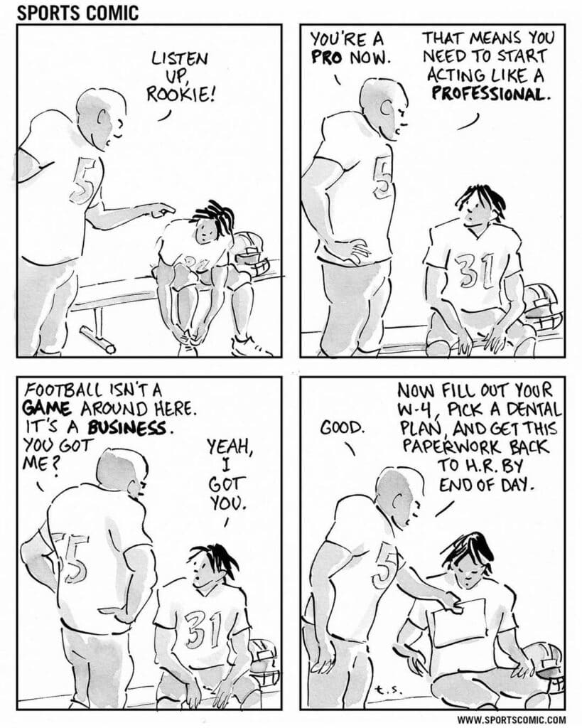 25+ Clever Comics About Sports From New Yorker Cartoonist Trevor Spaulding