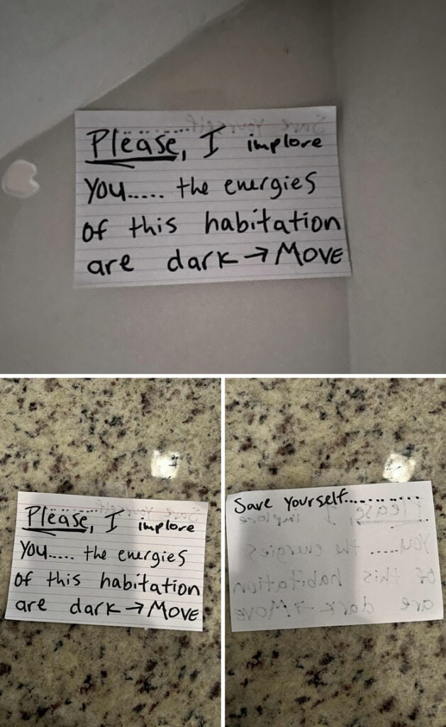 35 Creepy Times People Found Notes That Still Haunt Them
