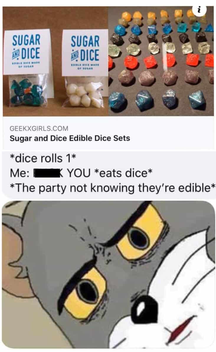 20 Dungeons & Dragons Dice Memes For Players Who Can't Stop Buying New Sets