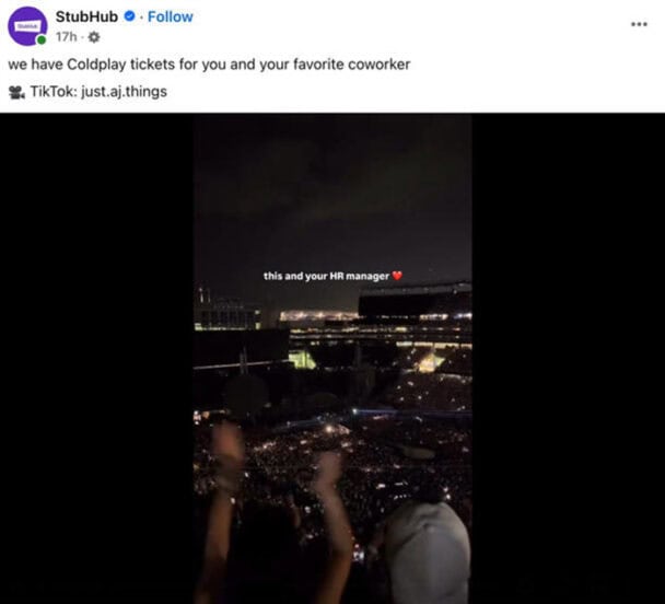 15+ Funniest Brand Reactions To The Coldplay Concert CEO Meme