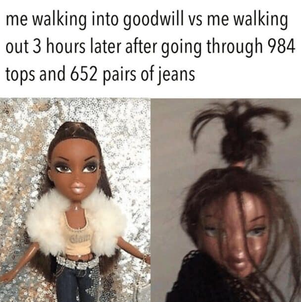 37 Funniest Thrifting Memes For Vintage Addicts And Bargain Goblins